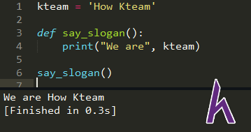 Kiểu dữ liệu Function trong Python Biến locals và globals How Kteam